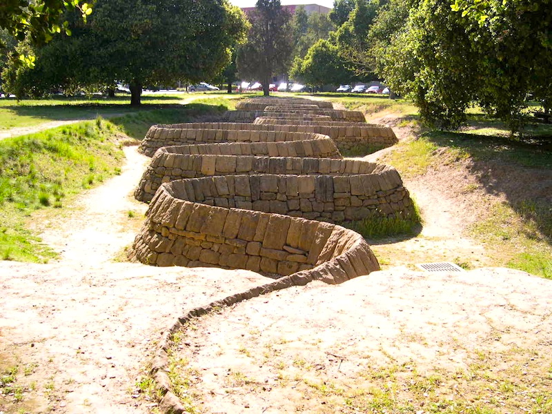 stone river by andy goldsworthy | Old School Garden