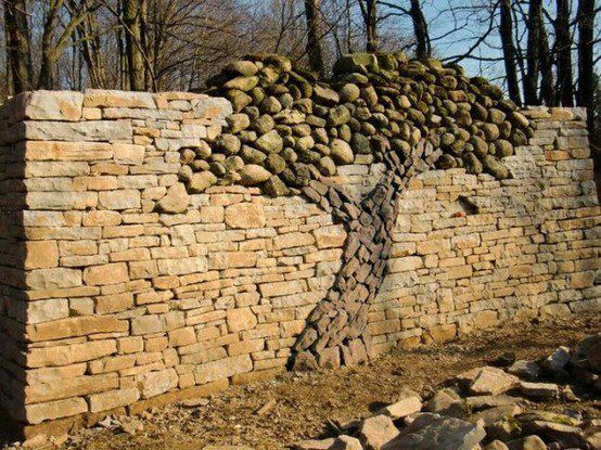 natural stone mosaic ancient art of stone | Old School Garden