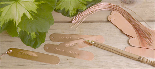 Top Tip: Copper Tags | Old School Garden